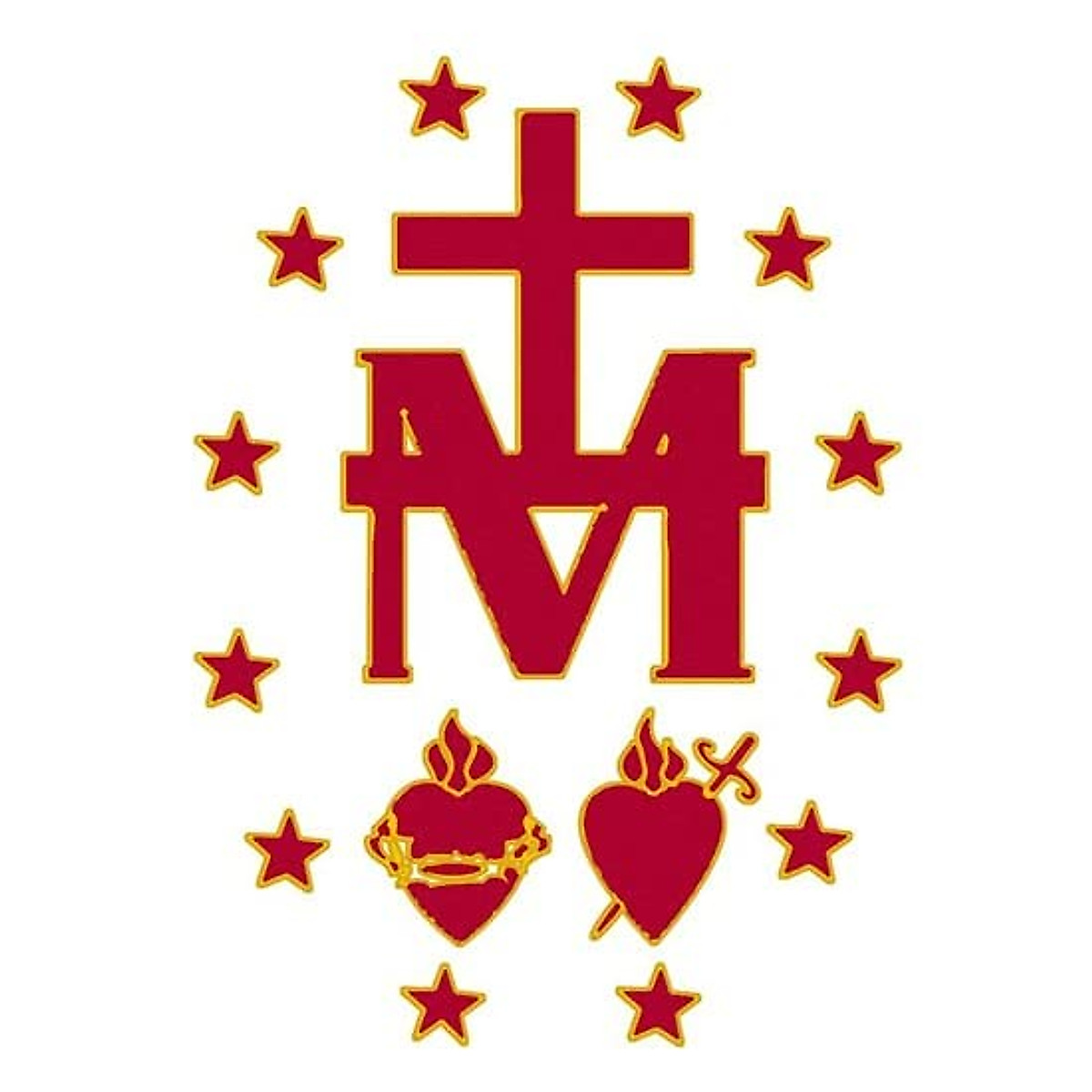 CafePress Blessed Virgin Symbolism Mug Ceramic Coffee Mug, Tea Cup 11 oz