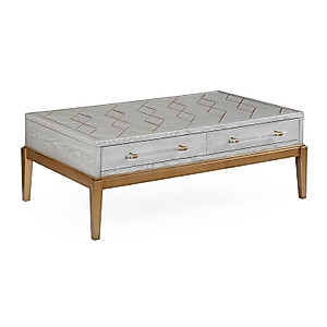 Bassett Mirror Perrine Rect Cocktail, Soft Graphite