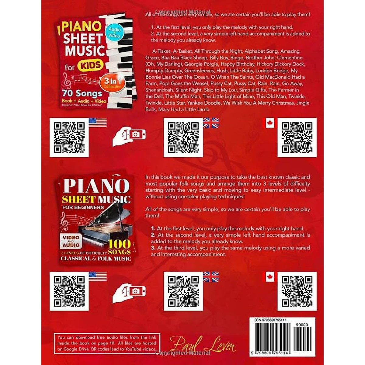 Easy Guitar Lessons for Kids + Video: Beginner Guitar for Children and Teens with 30 Songs. First Book Step by Step (+ Free Audio)