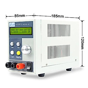 DC Regulated Power Supply/Four Digital Display Precision Adjustable Power Supply Digital Programmable DC Power Supply Cup Time Tracking DC 400V/1A