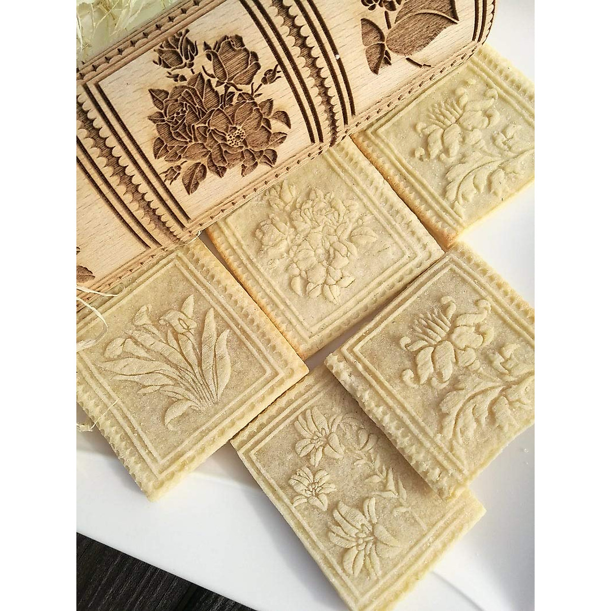 Springerle rolling pin Springerle cookie molds Springerle cookies German cookies Springerle carved rolling pin,Christmas gifts,Gift for mom