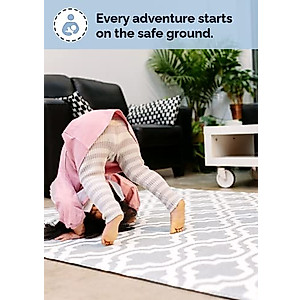 Baby Care Play Mat - Haute Collection (Large, Moroccan - Blue)