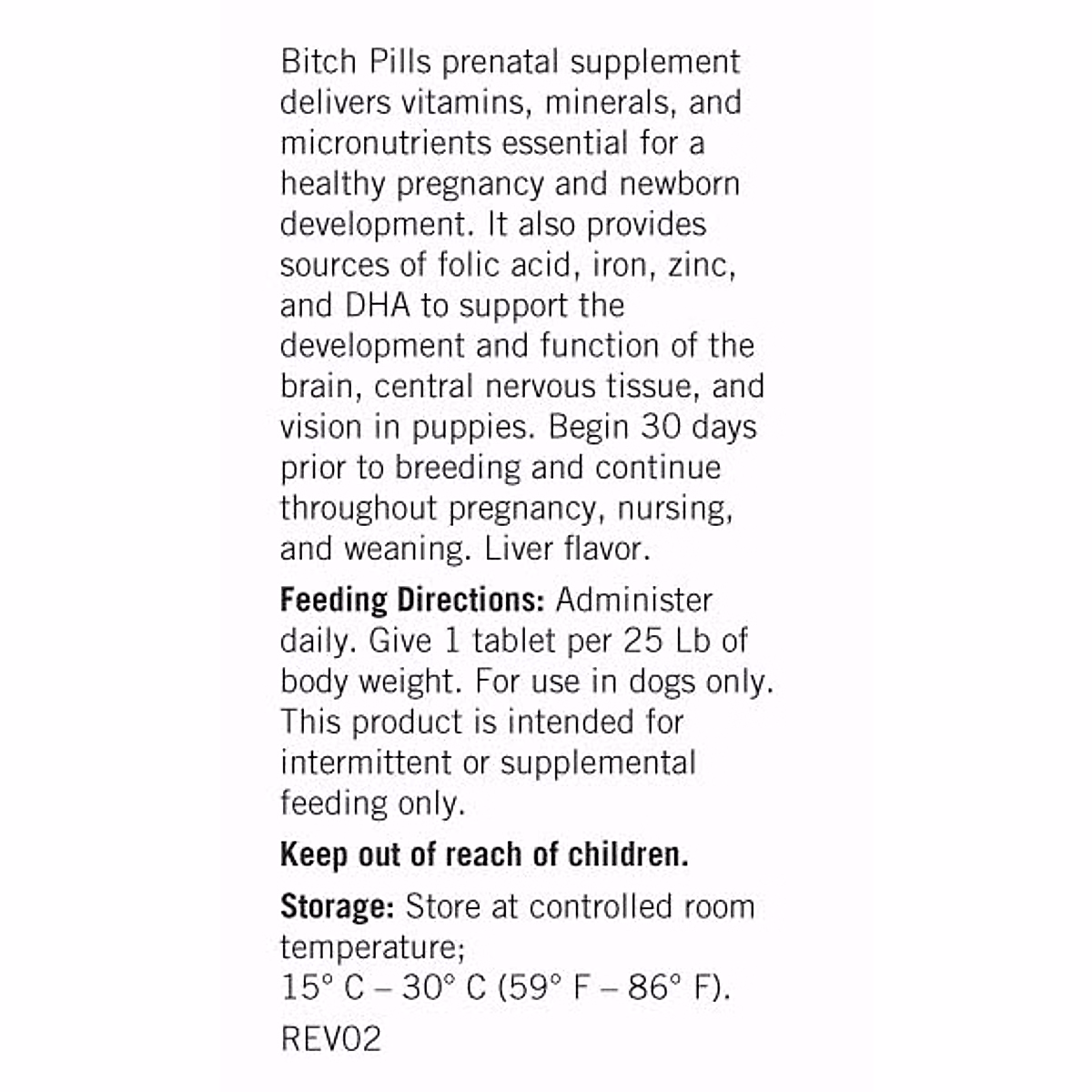 Bitch Pills | Dog Prenatal Vitamins | Prenatal Vitamins for Dogs | Prenatal for Dogs | Thomas Pet Earlier | 120 Tablets