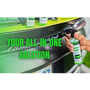 Ragnify- 2 Mesh Clay Mitt with Detailing Spray 16oz, Quick Waterless Detailer for Shine, Car Clay Bar, Gloss & Depth to Paint, Quick Detailer Kit (2x8 Oz Spray Bottles & 2 Mitts)