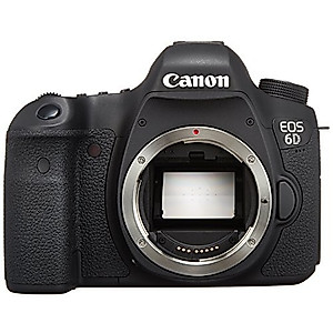 Canon EOS 6D 20.2 MP CMOS Digital SLR Camera with 3.0-Inch LCD (Body Only) - Wi-Fi Enabled - International Version (No Warranty)