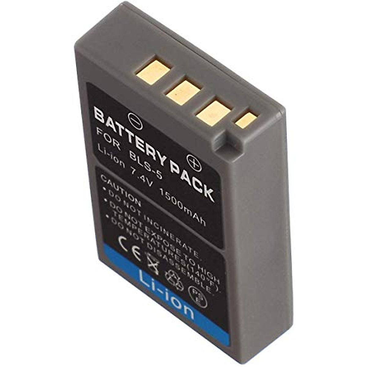 Battery and Charger for Olympus Pen E-PL1, E-PL2, E-PL3 Digital Camera