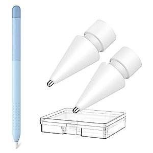 Apple Pencil 1st Generation Case + 2 Pack Apple Pencil Tips