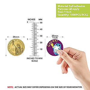 1000 PCS Incentive Stickers for Kids,1 Inch Animal Reward Stickers in 16 Designs.Teacher Supplies for Classroom,Potty Training Stickers,Encouraging Stickers,Motivational Stickers