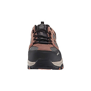 Skechers Men's Greetah Construction Shoe, Brown/Black, 10.5 M US