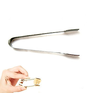 Sugar Cube Tongs 4" Stainless Steel Serving Tea Coffee Ice Cookie Serving Tool !