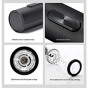 CQKWCGAB Five-Piece Electric Wine Opener Set,Battery Powered Automatic wine bottle opener with Foil Cutter, two Wine Stoppers and Pourer for wine lovers Gift, Kitchen Bar Party Outdoor Wedding helper