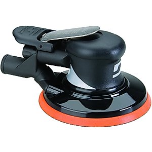 Dynabrade (56830) Dynorbital Supreme 6" (152 mm) Diameter Random Orbital Sander, Central Vacuum | Proportionate 3/16" (5 mm) Diameter Orbit | 12000 RPM Pneumatic Motor