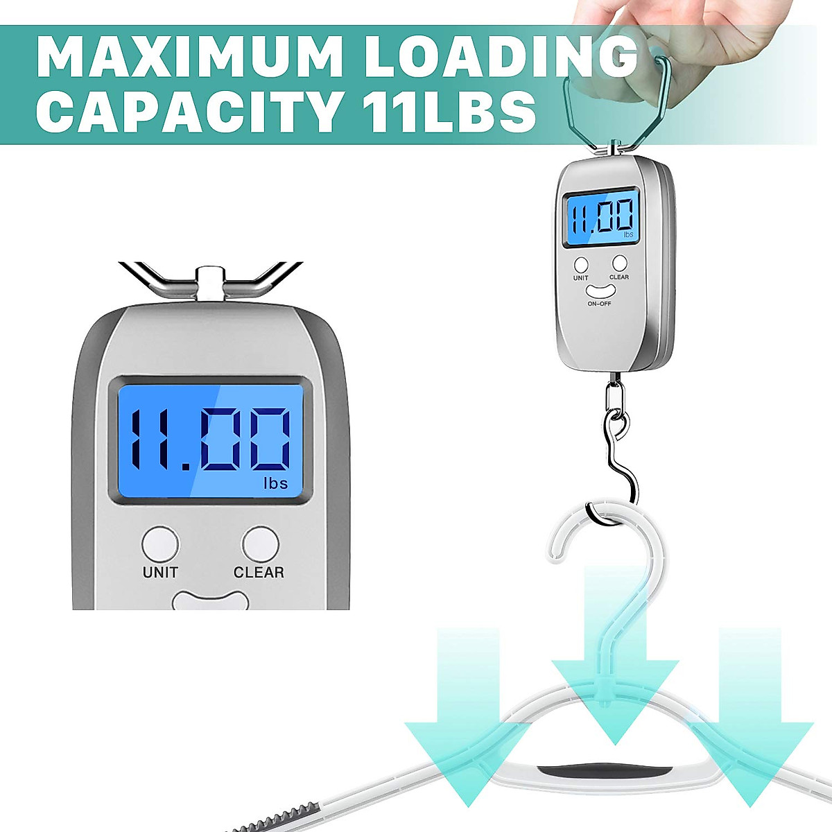 Perfecasa Extra Non Slip Plastic Clothes Suit Hangers with Sure Grip Rubber, 30 Pack, with 360° Swivel Hook, Space Saving, Light Weight, Wet and Dry Use (Pure White/Cool Grey)