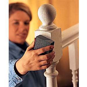 3M Sanding Sponge, 3 3/4 in x 2 5/8 in, Medium, 12-Pack