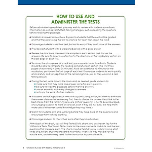 Scholastic Success with Reading Tests Grade 3 Workbook