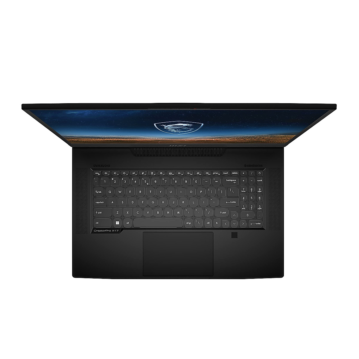 MSI CreatorPro X17 Laptop: Intel Core i9-13980HX, RTX 5000 ADA, 17.3" UHD(3840x2160), 144Hz, Mini LED, HDR 1000, Panel, 128GB DDR5, 2TB NVMe SSD, Thunderbolt 4, Win 11 Pro: Black A13VM-236US