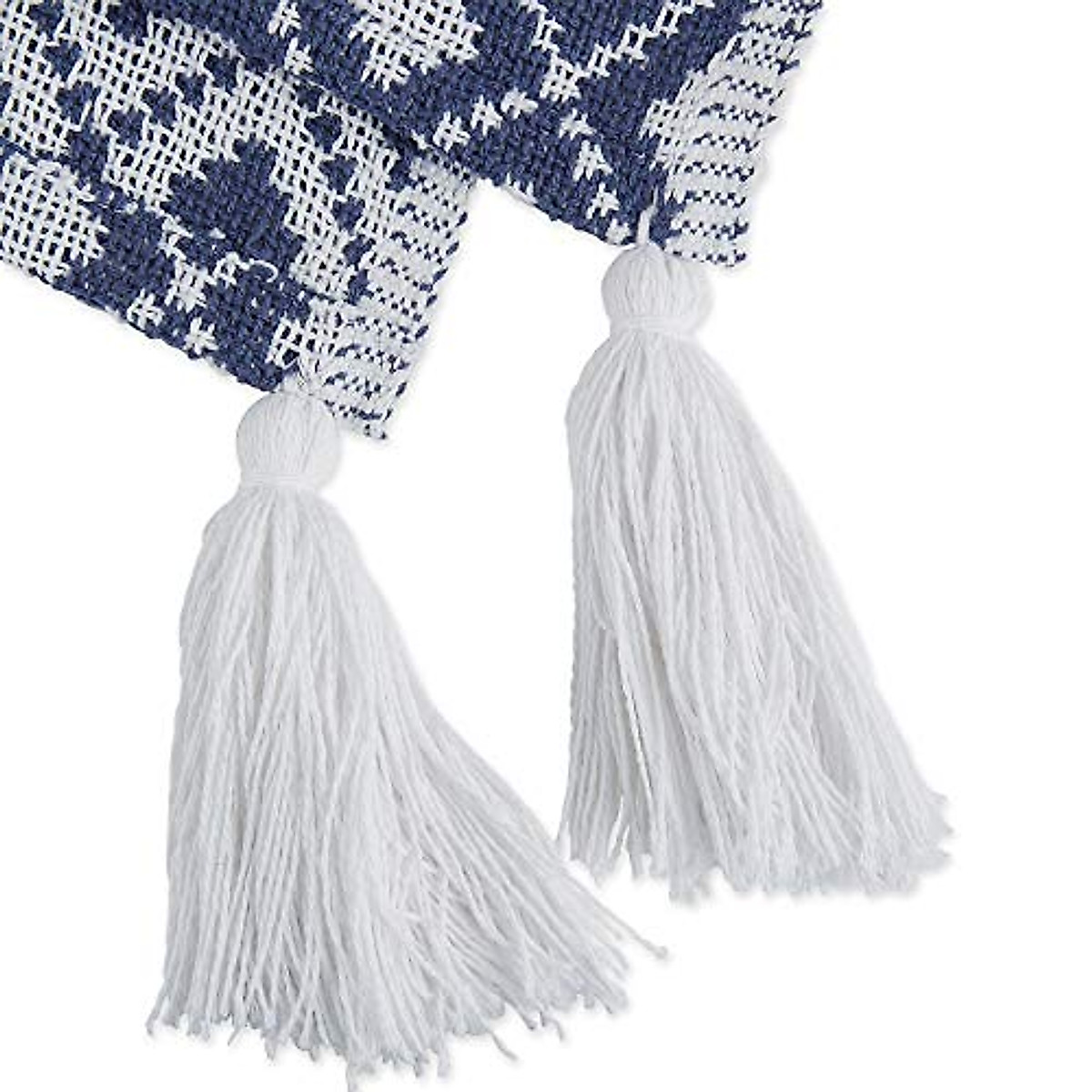 DII French Blue Diamond Lattice Throw, 50x60