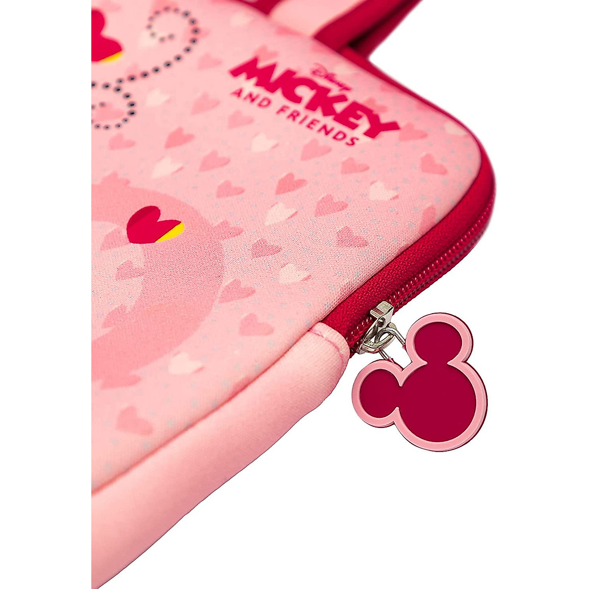 Pebble Gear Disney Mickey Kids Laptop Carry Bag - Universal - Fits 7 Inch Tablets - for Travel and Holidays - Storage for Toys, Headphones, Tablets - Storage Pocket (Mickey Always and Forever)