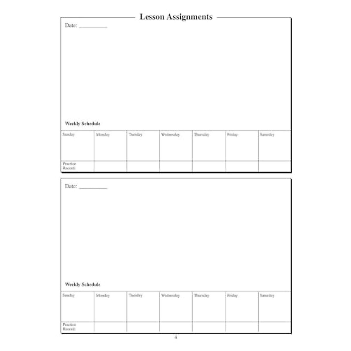 My Music Journal - Student Assignment Book: Hal Leonard Student Piano Library