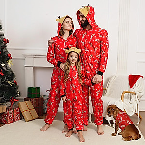 Neufigr Family Christmas Pajamas Matching Sets, Xmas PJs Mathching Set, Holiday Family Sleepwear Sets Long Sleeves and Pants Outfits(E916779)