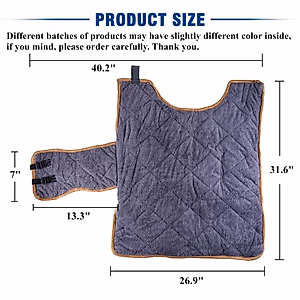 2 of Calf Blanket Winter Adjustable Calf Coat Waterproof Oxford Fabric with Belly Band for Farm Livestock