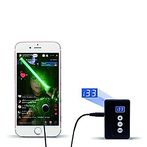 Auto Clicker for iPhone iPad：Screen Device Automatic Tapper for Android IOS，Simulated Finger Continuous Clicking, Adjustable Speed Physical Clicker，Suitable for Games, Live Broadcasts Likes, Reward Tasks（1 Second Fastest 33 Times） (A1)