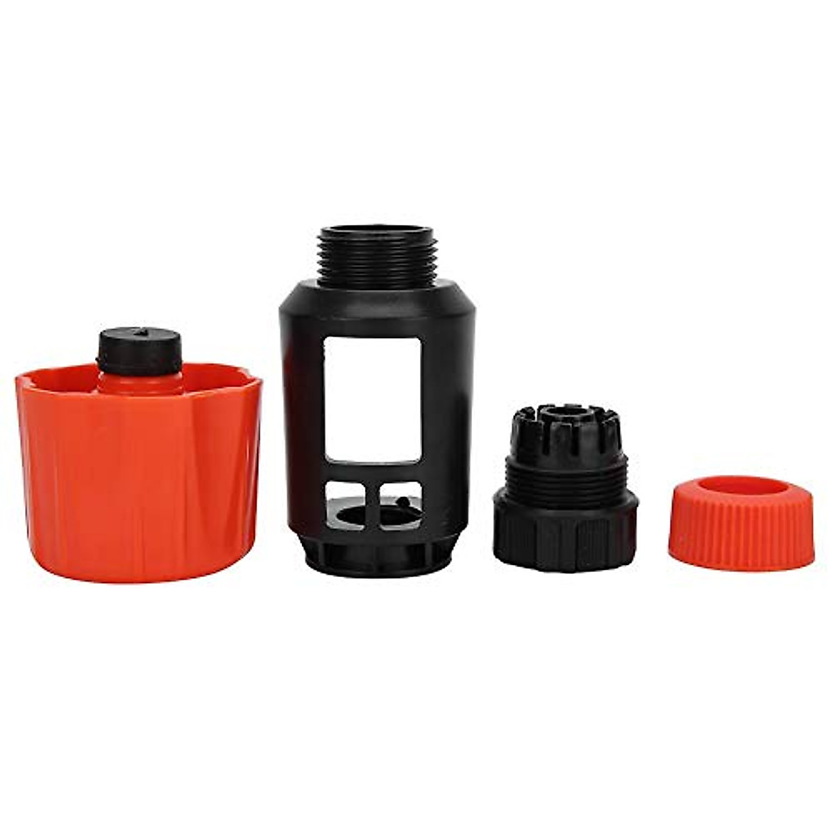 Pipe Connector, Ymiko Garden Hose Fitting Quick Connector Universal Tap Pipe Connector Kitchen Faucet Adapter Watering Irrigation Tools (Orange)