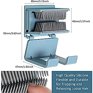 Hair Catcher Shower Wall, Hair Trap for Shower Drain, Hair Catcher for Shower, Shower Drain Hair Catcher Bathroom Wall Hair Collector for Bathtub Drain Hair Collector