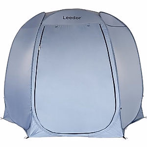 Leedor 10' x 10' Decor Tent Event Tent Pop Up Outdoor Tent Canopy Parties，Four Season Tent Hexagon Patio Tent，UPF 50+ Backyard Family Tent，Lightweight，Easy Setup(Gray，Not Waterproof) (9220G6)