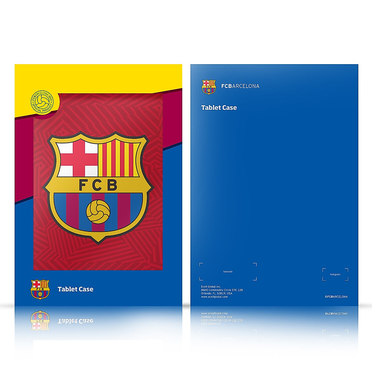 Head Case Designs Officially Licensed FC Barcelona Third 2022/23 Crest Kit Leather Book Wallet Case Cover Compatible with Apple iPad 10.2 2019/2020/2021