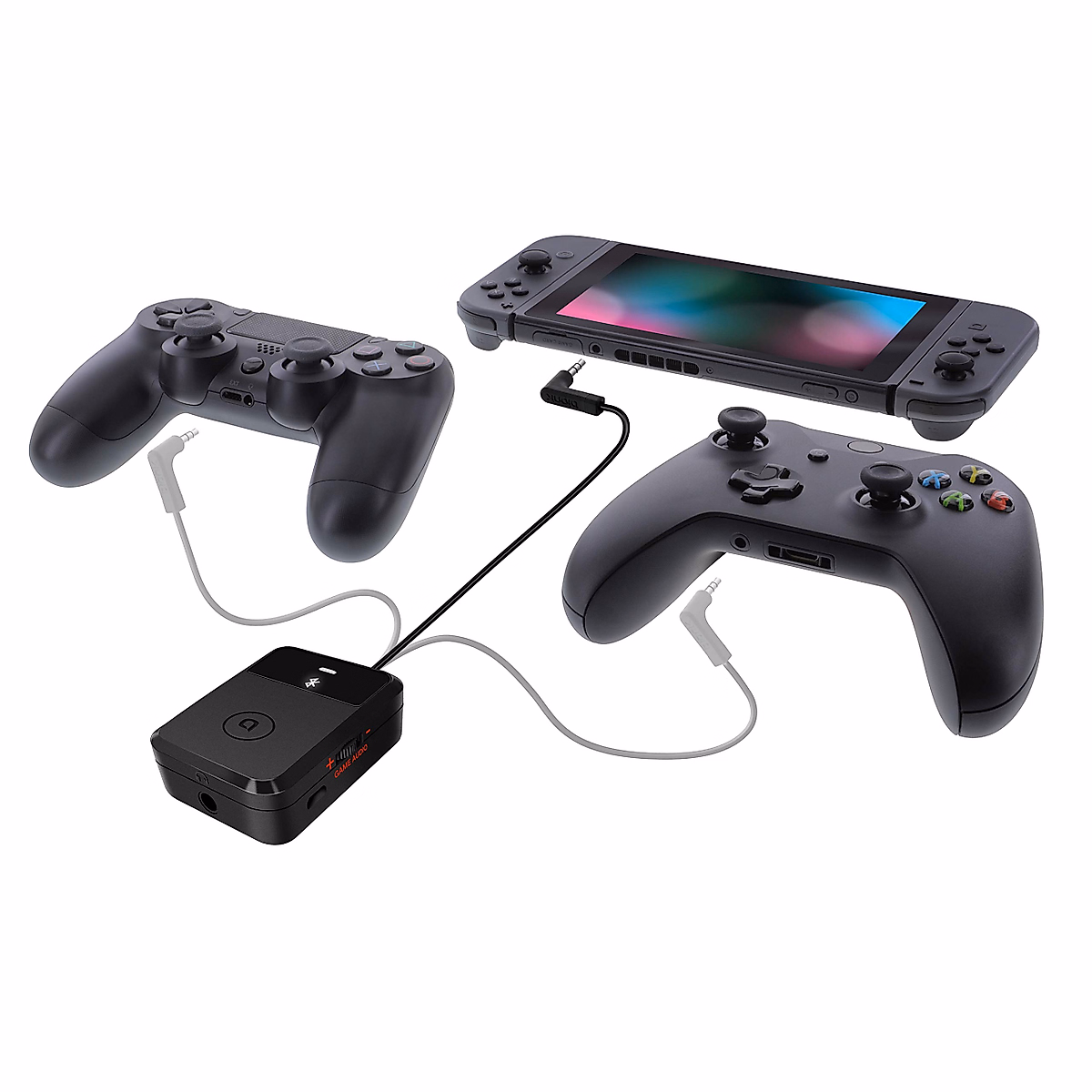 Bionik BNK-9041 Chat Mixer Bluetooth Accessory for Gaming Headsets, Black