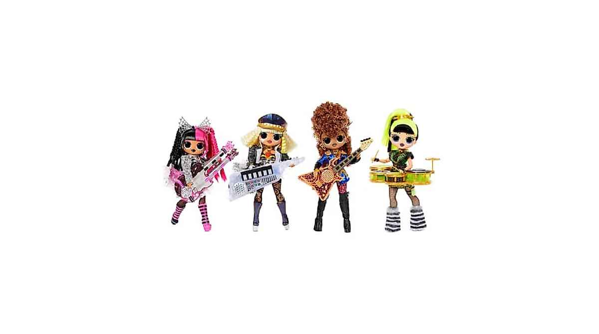 LOL Surprise OMG Remix Rock Fame Queen Doll - 15 Surprises & Record Player