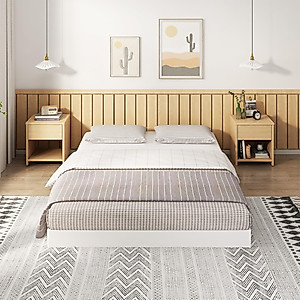 EMODA 5 Inch California King Box Spring Bed Base, 3000 lbs Heavy Duty Metal Mattress Foundation with Fabric Cover, Easy Assembly