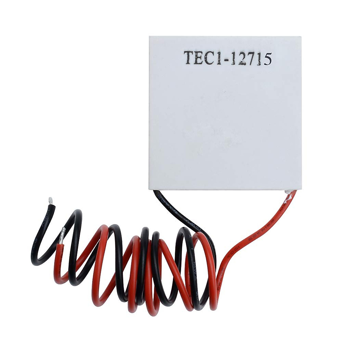 5PCS TEC1-12715 12V 15A 68-140℉40MMX40MM Heatsink Thermoelectric Cooler Cooling Peltier Plate Module Suitable for Large Refrigeration Equipment Such As Refrigeration Boxes and Refrigeration Cabinets