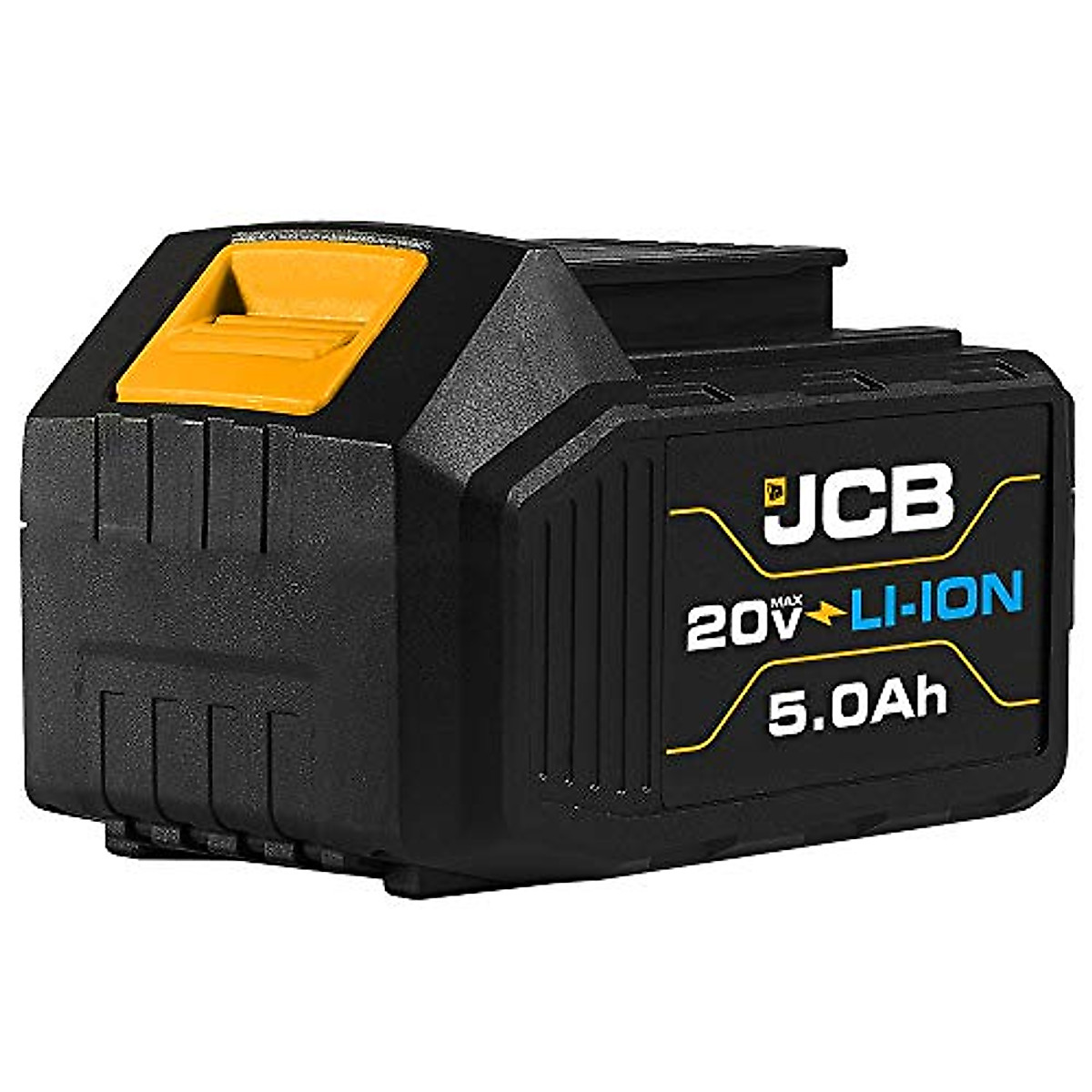 JCB Tools - JCB 20V Cordless Brushless Impact Driver Power Tool - 5.0Ah Battery, Charger, Zip Case - Compact Screwdriver For Home Improvements And Professionals, Decking, Removing Bolts, Long Screws