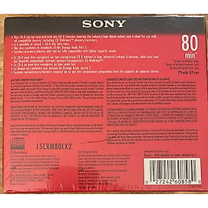 Sony 15PK CDR AUD COL JC