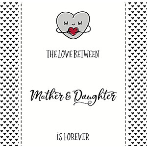 Set of 3 Back to School Mother and Two Daughters Matching Heart Bracelets