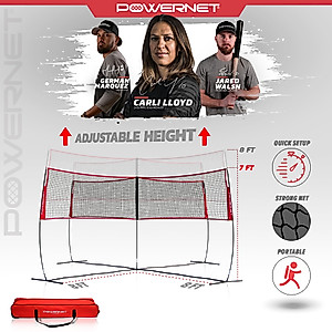 PowerNet Four Square Volleyball Net | Fun New Game | Play at The Park or Beach | 2 Versions (Standalone Four Square)