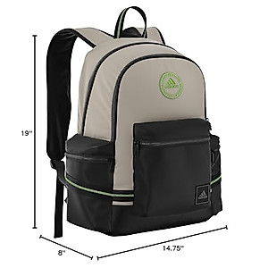 adidas City Icon Backpack, Black/Wonder Beige, One Size