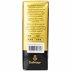 Dallmayr Decaffeinated Ground Coffee, 17.6 Ounce