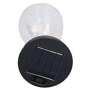 Solar Hanging Light, Romantic Decorative Beautiful Iron Frame Switch Control LED Retro Lantern for Porch for Garden