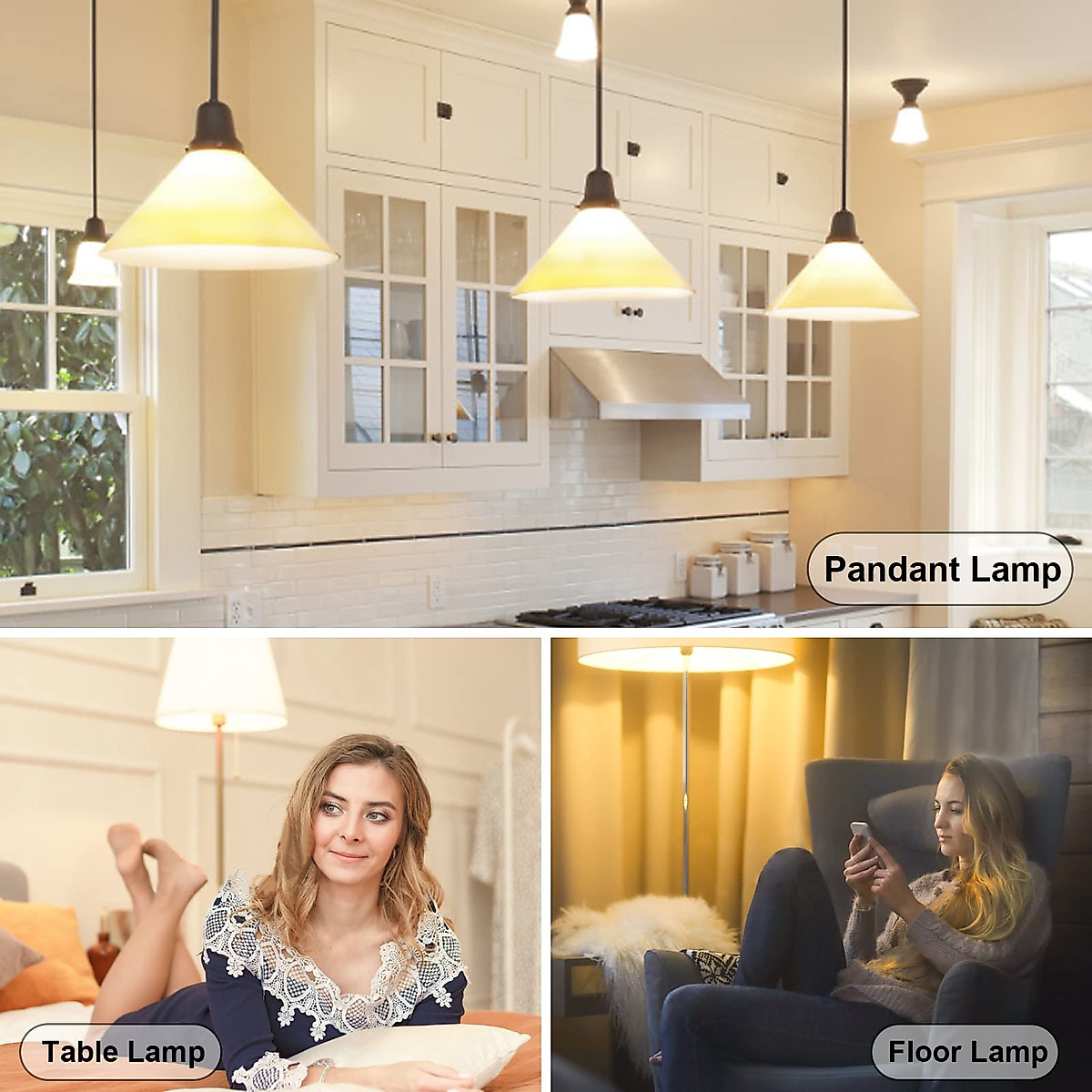 Jardhom Vanity Light Bulbs 8 Pack G25 LED Globe Light Bulb for Bathroom Vanity Mirror Decorative, E26 Base LED Round Light, 8W 75W Incandescent Equivalent, 5000K Daylight, Non-dimmable, 750 Lumens