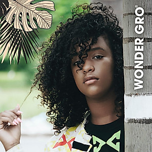 Wonder Gro Jamaican Black Castor Oil Edge Gel for Extreme Hold, 2.4 oz - Soften & Control Hair