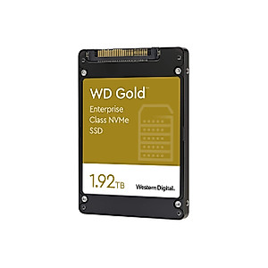 Western Digital 1.92TB WD Gold SN600 Enterprise Class NVMe Internal SSD - U.2 PCIe, 2.5"/7mm - WDS192T1D0D