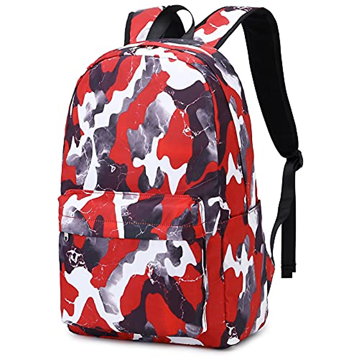 JIANYA Boy/Girl School Backpack Set Camouflage Bookbags School Bags for Elementary Middle School