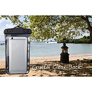 Freegrace Premium Waterproof Pouch Set with Neck Strap - Best Way to Keep Your Phone and Valuables Dry and Safe - Perfect for Boating Swimming Snorkeling Kayaking Beach Water Parks(Phone Case 2 Pack)