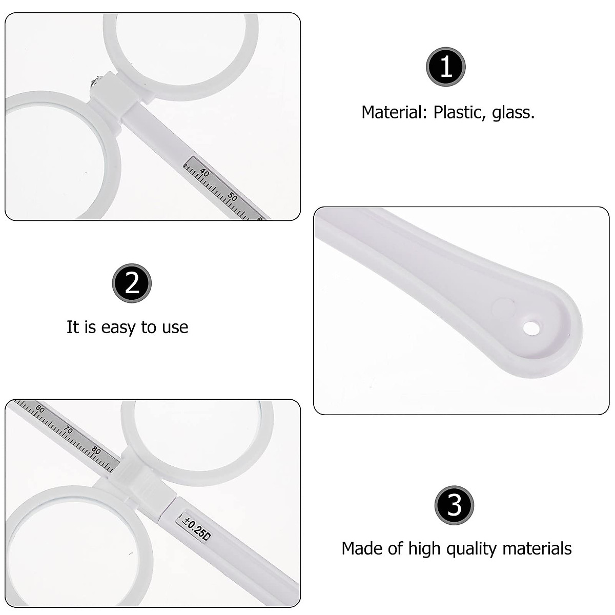 Baluue ±25 Optical Flipper Flip Trial Lens Confirmation Optometry Instrument