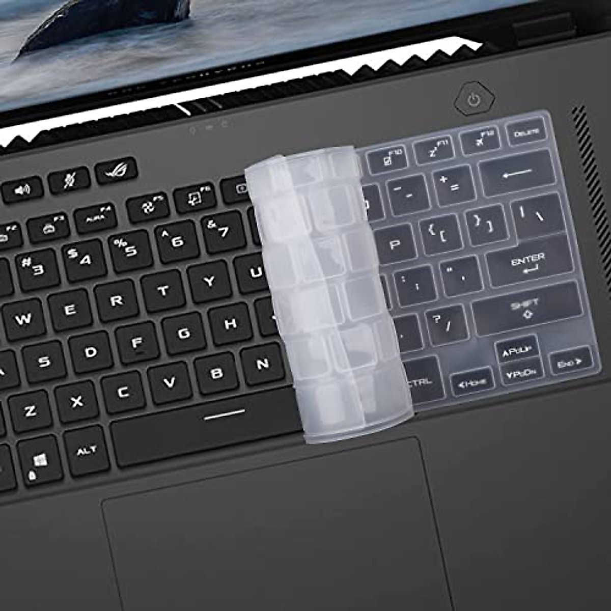 Keyboard Cover for 2023 2022 ASUS ROG Zephyrus G14 GA402, Zephyrus M16 GU604 GU603, ROG Zephyrus G15 GA503 & Zephyrus G16 GU603,ROG Flow X13，TUF Dash 15 TUF516PE & TUF Dash F15 Series Laptop - Clear…