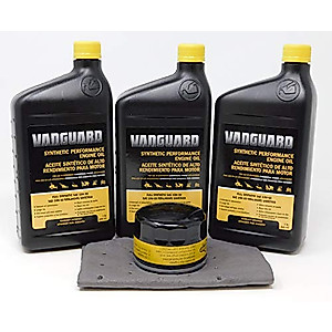 Briggs & Stratton 15W-50 (3 Quarts) Full Synthetic Vanguard Engine Oil Change Kit