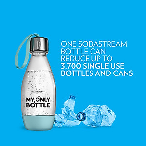 SodaStream 0.5 Liter My Only Bottle Icy Blue, 1 count(Pack of 1)